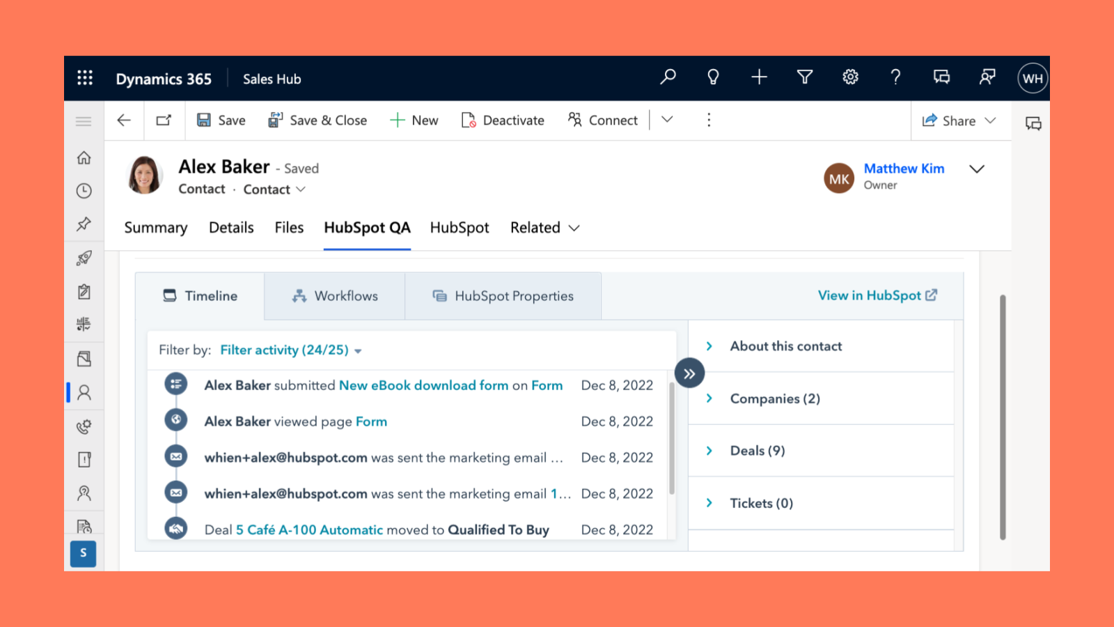 Microsoft Dynamics 365 HubSpot Integration | Connect Them Today